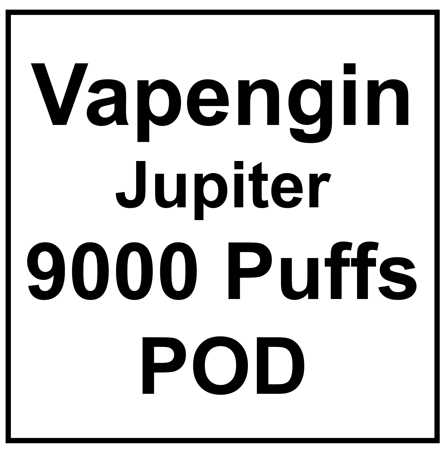 Vapengin Jupiter 9000 Puffs Pod (17 mL)