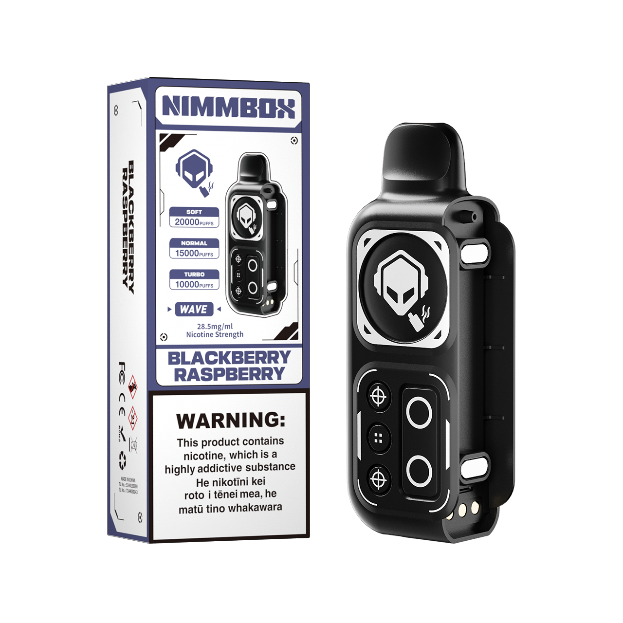 Nimmbox Wave Pod with Three Smart Modes & Up to 20000 Puffs - Pineappl